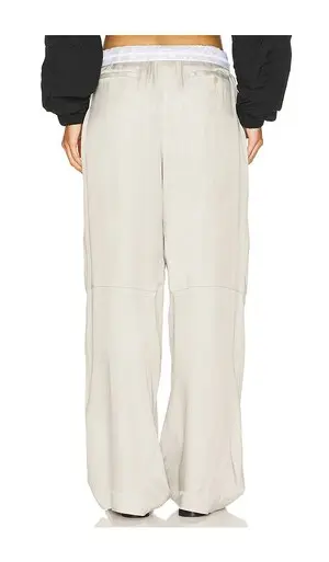 Alexander Wang Trouser With Turned Down Waistband