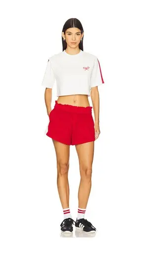 ARAMINTA JAMES Racquet Crop Tee