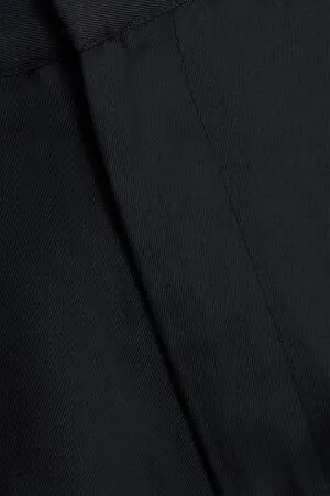 Loulou De Saison Poseidon Silk-twill Shorts - Black