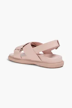 Marni Fussbett Leather Slingback Sandals - Pastel Pink