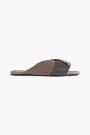 Brunello Cucinelli Square Toe Sandals For Women