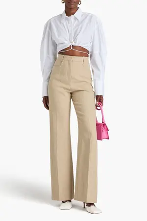 Jacquemus Linen-canvas Flared Pants