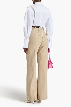 Jacquemus Linen-canvas Flared Pants