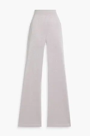 Missoni Metallic Knit Bootcut Pants - Baby Pink
