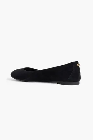 STUART WEITZMAN Gabby Suede Ballet Flats