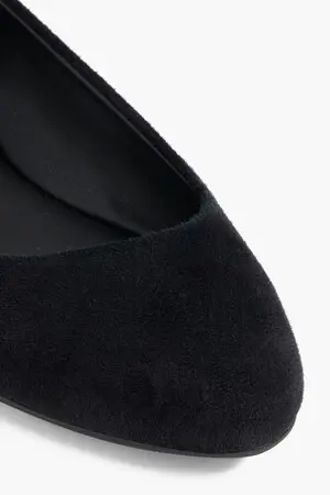 STUART WEITZMAN Gabby Suede Ballet Flats