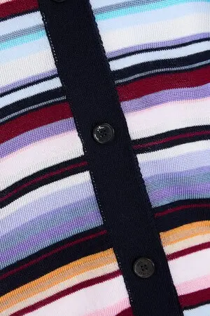 Missoni Striped Wool-blend Cardigan - Multicolor