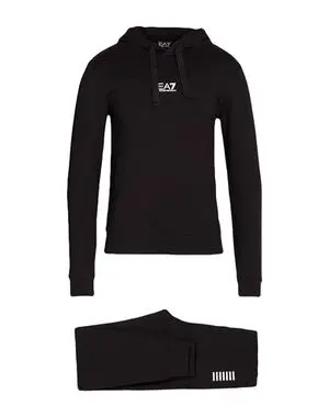 EA7 Cotton Tracksuit - Black