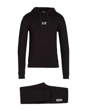 EA7 Cotton Tracksuit - Black
