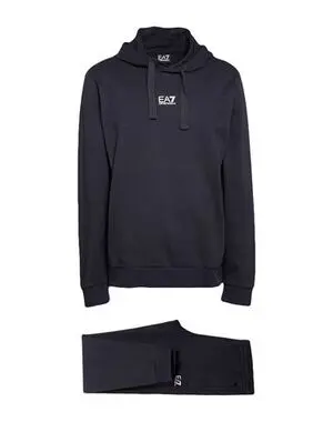 EA7 Cotton Tracksuit - Blue