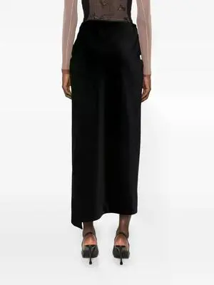 Balenciaga Velvet Midi Skirt