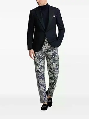 Ralph Lauren Purple Label Paisley-print Trousers