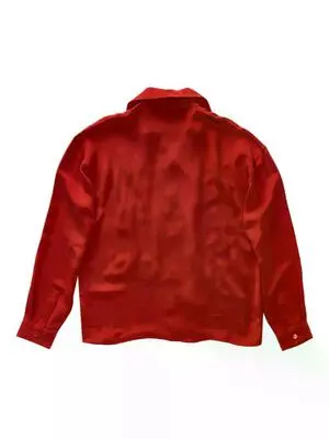 GLASS CYPRESS Foot On Silk Shirt