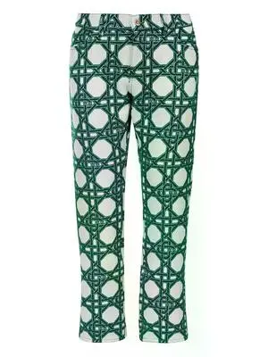 Casablanca Monogram Print Trousers