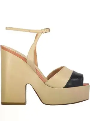 FRANCESCO RUSSO 120mm Leather Sandals