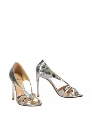 FRANCESCO RUSSO 10mm Snakeskin-effect Sandals