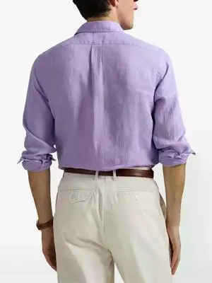 Polo Ralph Lauren Linen Shirt - Purple