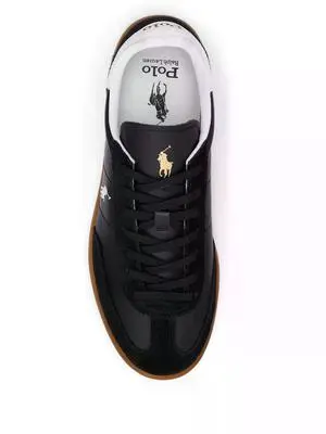 Polo Ralph Lauren Bedford Leather Sneakers - Black