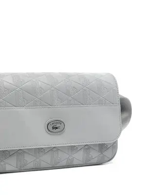 Lacoste Nomogramme Leather Flap Bag
