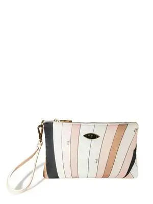 Emilio Pucci Graphic Print Wristlet - Neutrals