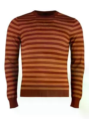 Malo Crew Neck Sweater - Brown