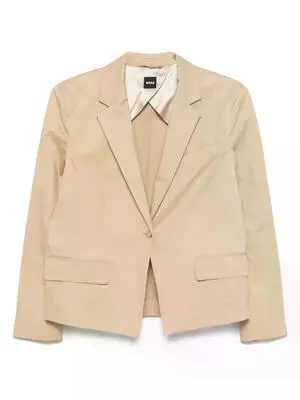 BOSS Cotton Single-breasted Blazer