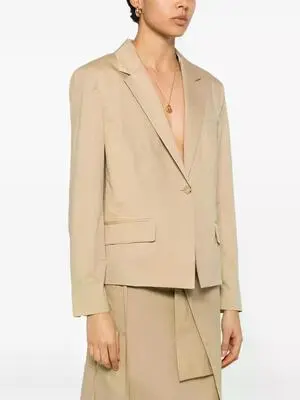 BOSS Cotton Single-breasted Blazer