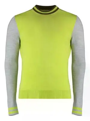 Malo Virgin Wool Sweater - Green