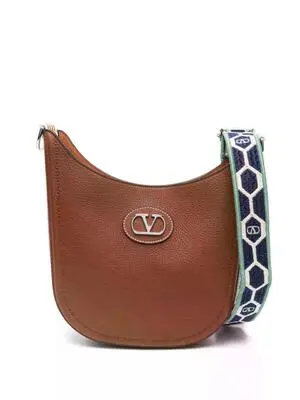 Valentino Garavani Vlogo Signature Crossbody Bag - Brown