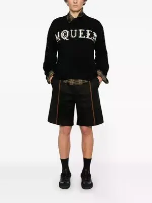 Alexander McQueen Logo-intarsia Sweater