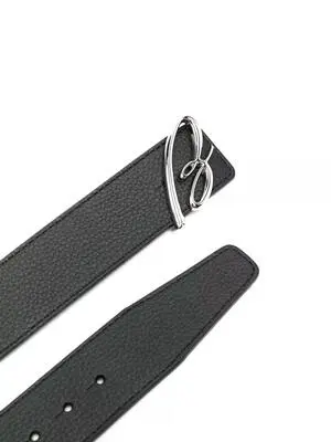 Brioni Logo-buckle Belt