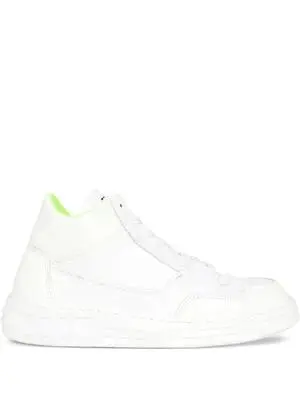MSGM Leather Sneakers