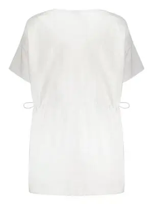 Herno Oversized T-shirt With Drawstring