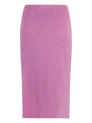 TOM FORD Ribbed-knit Midi Skirt