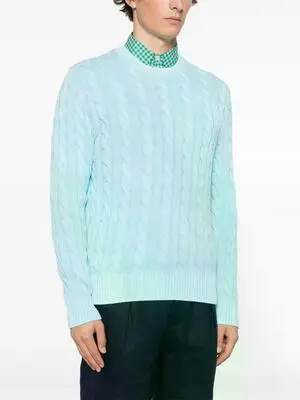Polo Ralph Lauren Cable-knit Cotton Sweater - Blue