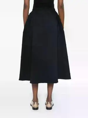 AGANOVICH Panelled Midi Skirt