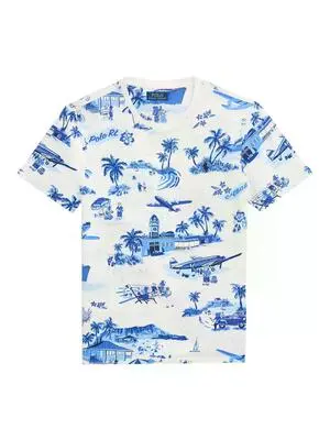 Polo Ralph Lauren Holiday-print T-shirt - White