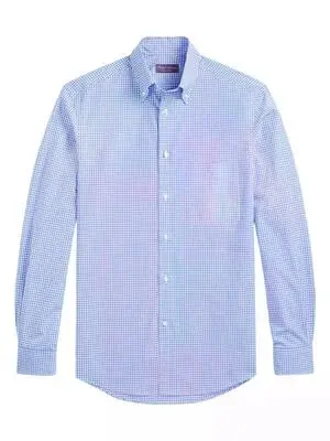 Ralph Lauren Purple Label Checked Shirt - Blue