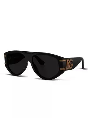 Dolce & Gabbana Dg Logo Sunglasses - Black