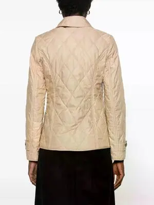 Burberry Diamond-quilted Jacket - Neutrals