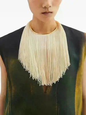 JIL SANDER Fringed Collar Necklace