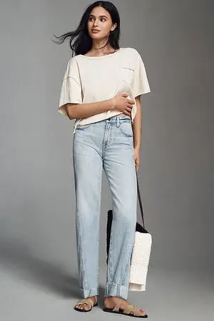 PISTOLA Kacey Mid-rise Cuffed Boyfriend Jeans - Berkeley
