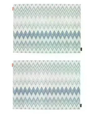 Missoni Zig-zag Placemats - Blue