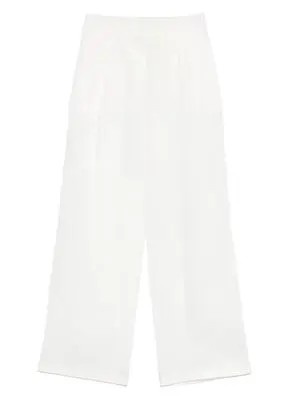 SEMICOUTURE Linen Flared Trousers