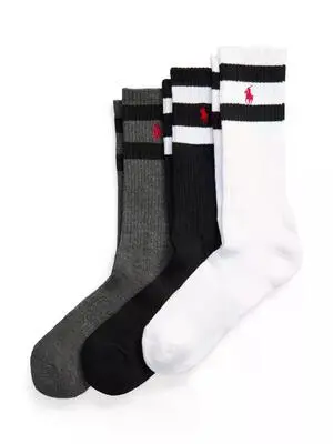 Polo Ralph Lauren Pony-embroidered Socks Set - Black