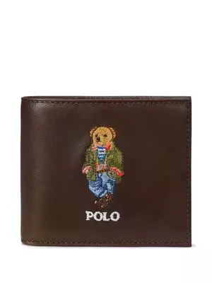 Polo Ralph Lauren Polo Bear-embroidery Wallet - Brown