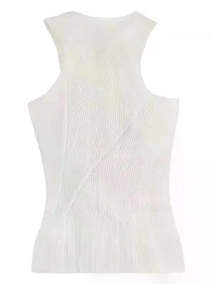 TALIA BYRE Ribbed Racerback Tank Top