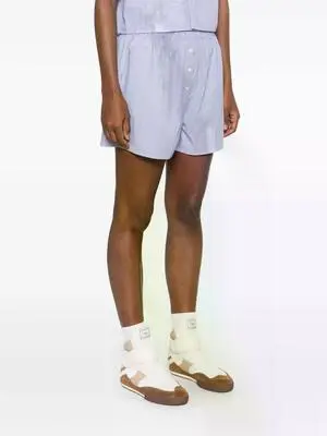 SPORTY & RICH Striped Shorts - Blue