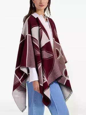 La DoubleJ Logo-print Cape