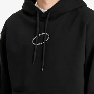 UNIFORM EXPERIMENT Loop Logo Hoodie - Black